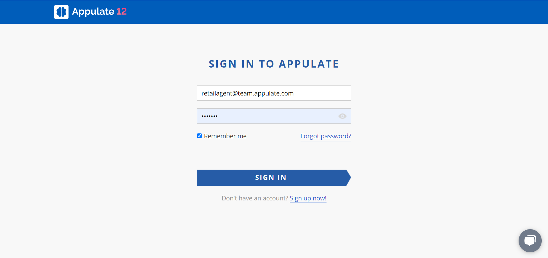 Signing into Appulate