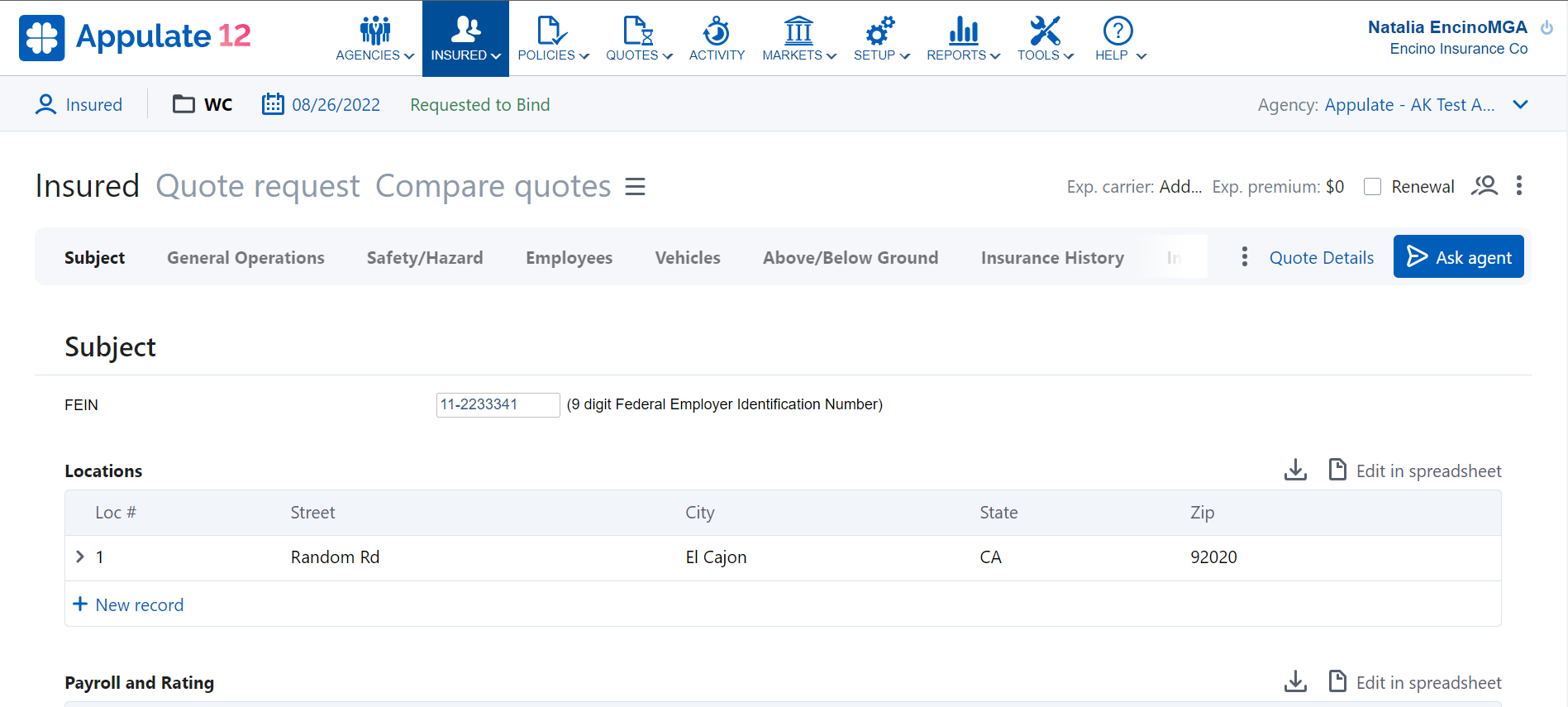 Appulate insurance program development guide