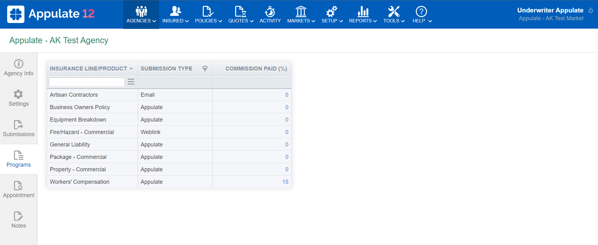 How to add a line of business