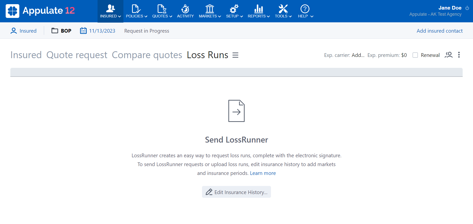 LossRunner